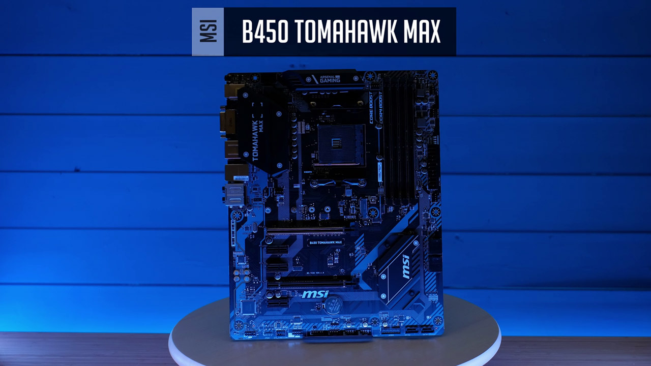 MSI B450 TOMAHAWK MAX - BEST MOTHERBOARD FOR GAMING 2020 • Epic Game ...
