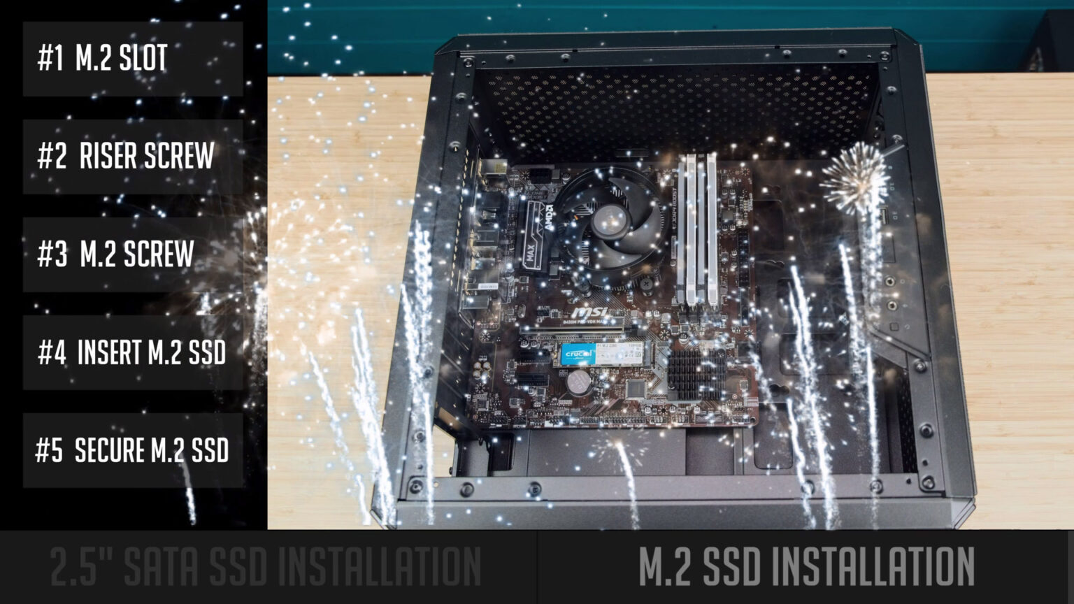 HOW TO INSTALL SSD 2020 - SATA & M.2 SSD EASY Step by Step Beginners ...