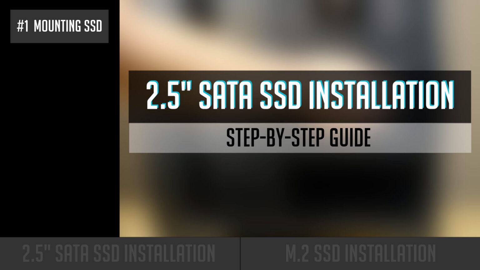 HOW TO INSTALL SSD 2020 - SATA & M.2 SSD EASY Step by Step Beginners ...