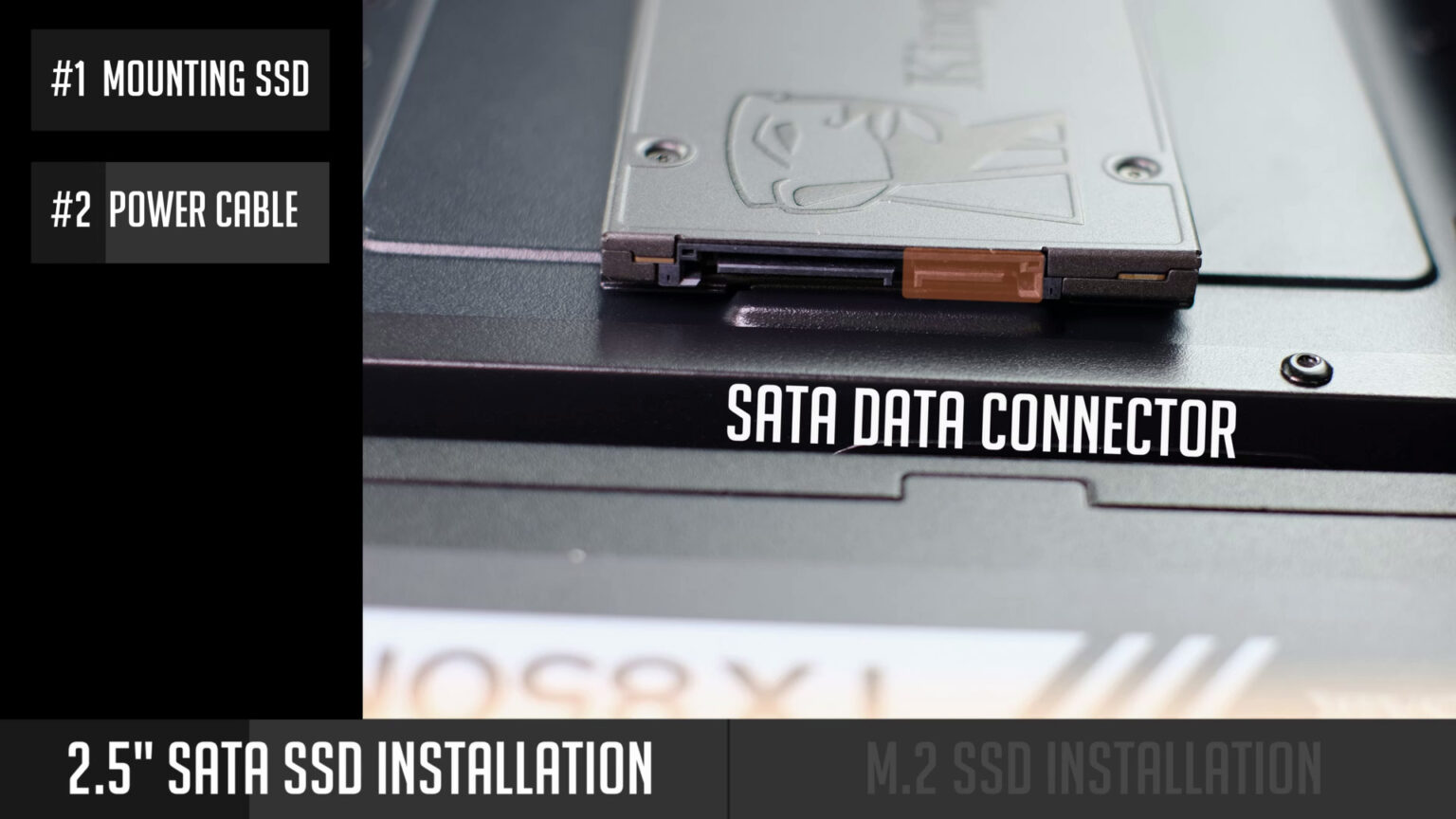 HOW TO INSTALL SSD 2020 - SATA & M.2 SSD EASY Step by Step Beginners ...