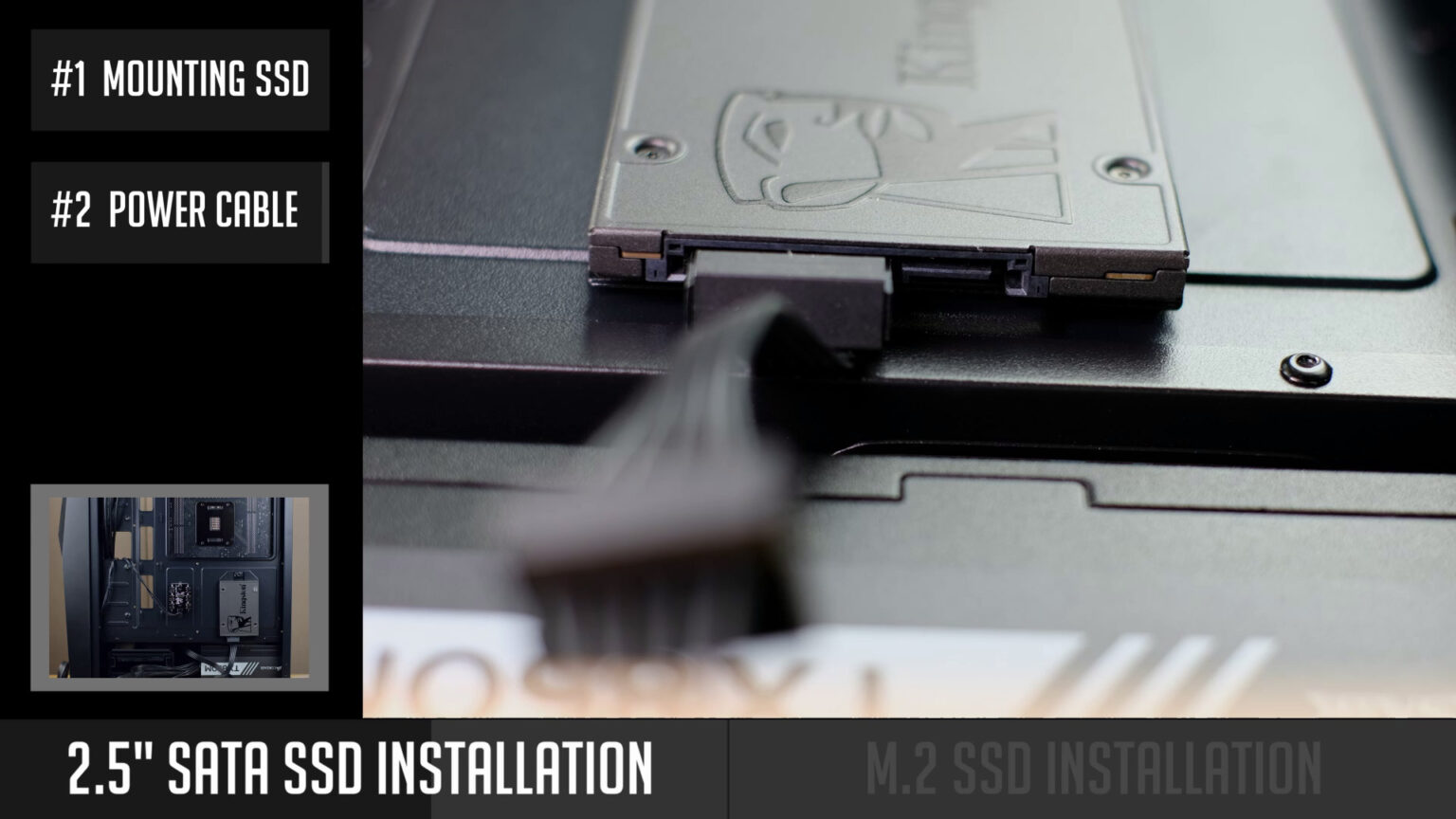HOW TO INSTALL SSD 2020 - SATA & M.2 SSD EASY Step by Step Beginners ...