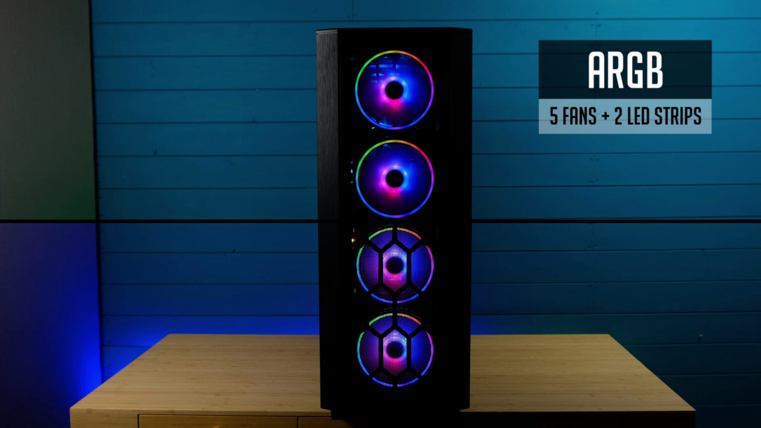 Insane Full Tower RGB PC Case - Anidees AI CRYSTAL XL PRO • Epic Game ...