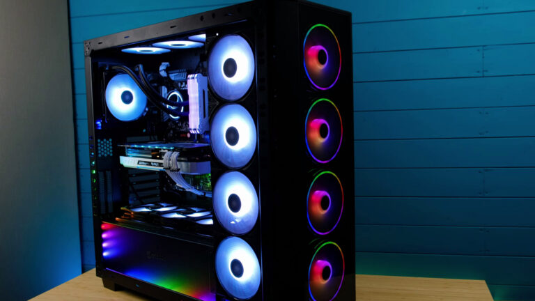 Insane Full Tower RGB PC Case - Anidees AI CRYSTAL XL PRO • Epic Game Tech