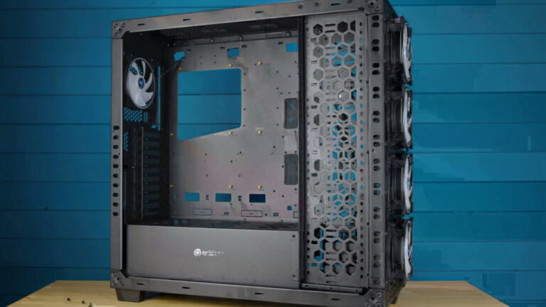 Insane Full Tower RGB PC Case - Anidees AI CRYSTAL XL PRO • Epic Game Tech